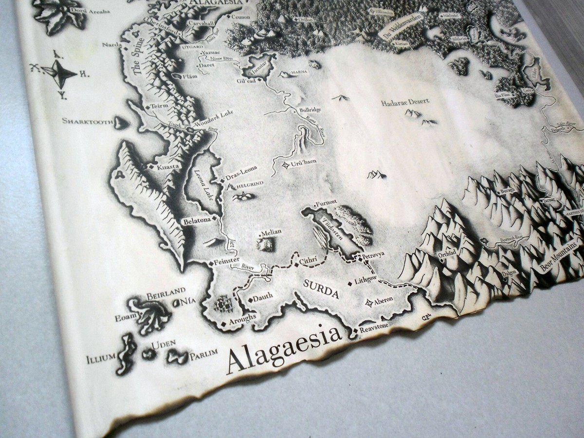 Map Of Alagaesia Eragon