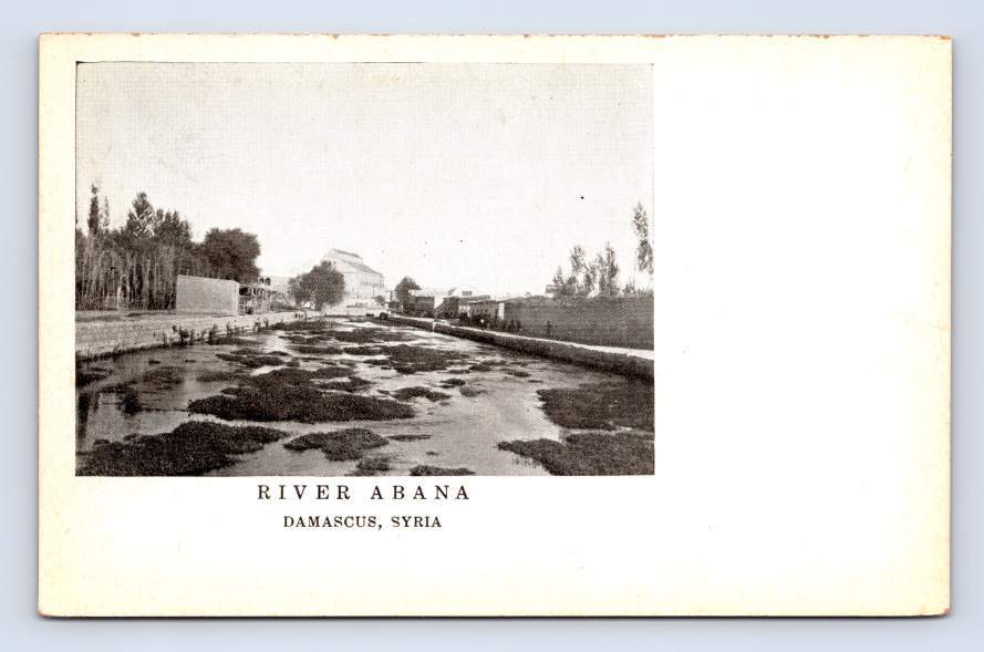 River Abana DAMASCUS Syria ~ Rare Antique Postcard UDB 1908 | eBay