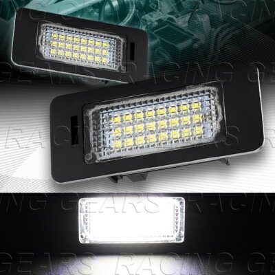 6000K 24-SMD LED WHITE LICENSE PLATE LIGHTS FIT VOLKSWAGEN GOLF MK6 ...