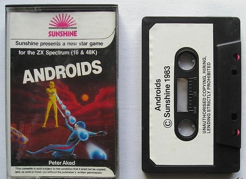 Sinclair ZX Spectrum 48K Game - ANDROIDS - Sunshine - Tested & Working ...