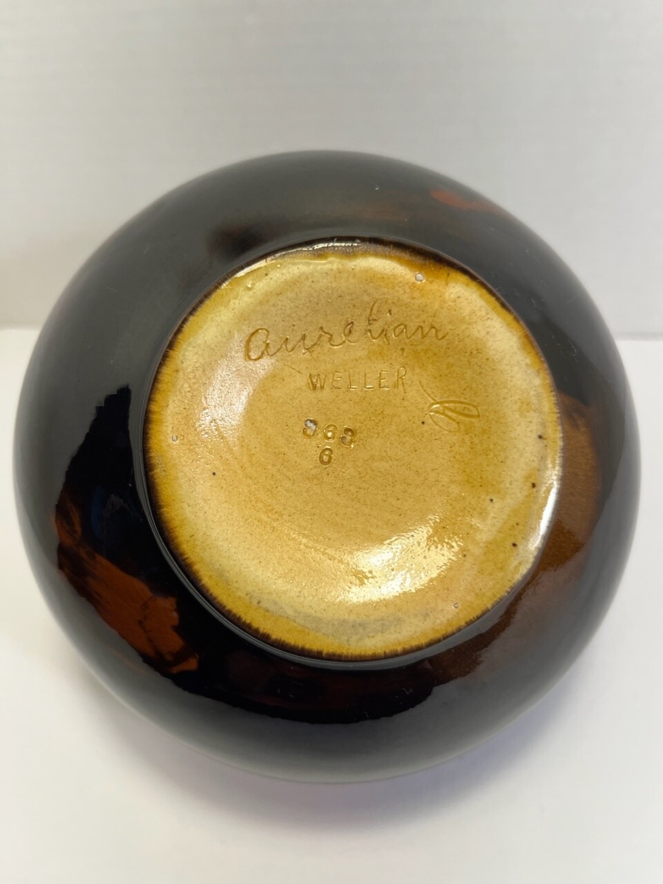 Original Vintage Weller Pottery Aurelian Signed Vase 5.5" | eBay