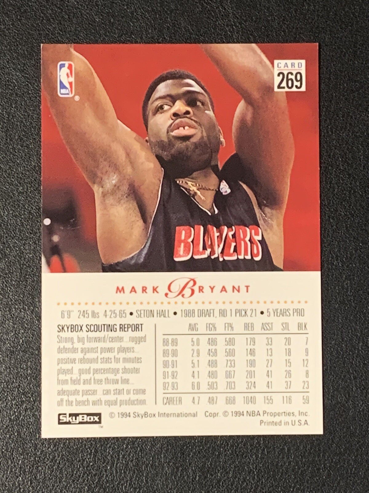 1993-94+Skybox+Premium+-+%23269+Mark+Bryant for sale online | eBay