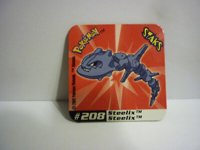 Staks Magnet Aimant Pokémon Nintendo 2002 N° 208 STEELIX | eBay