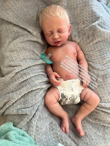 Full body soft solid silicone chubby reborn newborn baby boy Drew | eBay