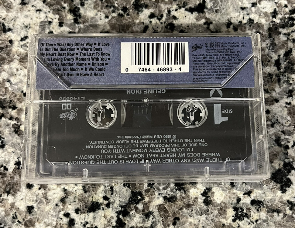 Celine Dion Unison Cassette CELINE DION