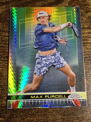 MAX PURCELL 2024 Topps Chrome Tennis Silver Prism Refractor #13 | eBay