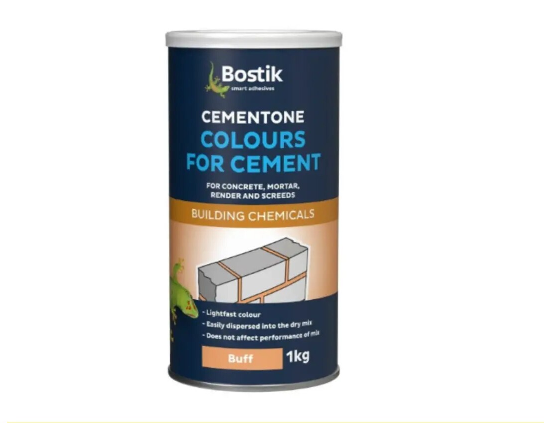 Bostik Cementone Colours BUFF colour Powder Mortar Dye Rendering ...