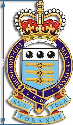 A4 size RAOC badge Royal Army Ordnance Armed force decal British ...