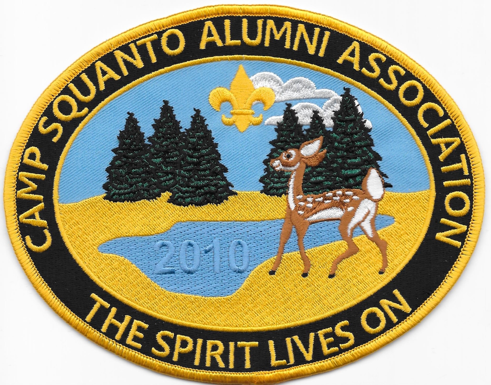 2010 Camp Squanto Alumni Association Jacket Patch Old Colony Council ...