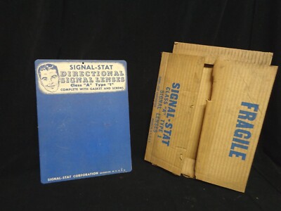 SIGNAL-STAT - DIRECTIONAL SIGNAL LENSES SIGN - DISPLAY CARDBOARD - BLUE ...