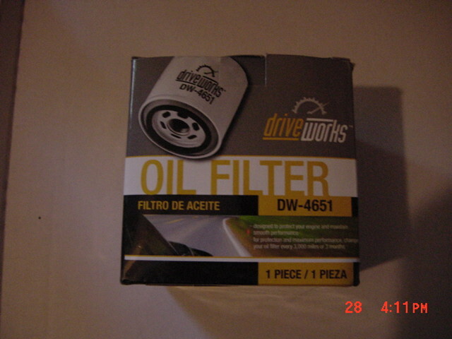 DRIVEWORKS DW-4651 - cross reference oil filters | oilfilter ...