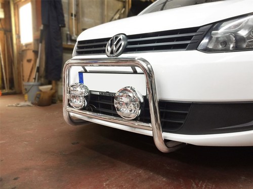 Bull Bar For 10-15 Volkswagen Caddy Nudge Chin Low A Bar Stainless ...