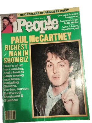 Vintage PEOPLE Magazine, November 14, 1983, PAUL MCCARTNEY! | eBay