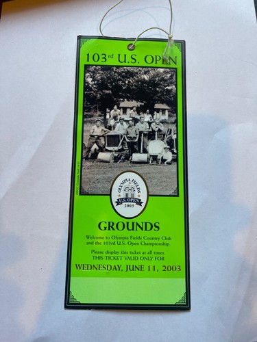 June 11 2003 USGA Golf US Open full unused Ticket | eBay.de
