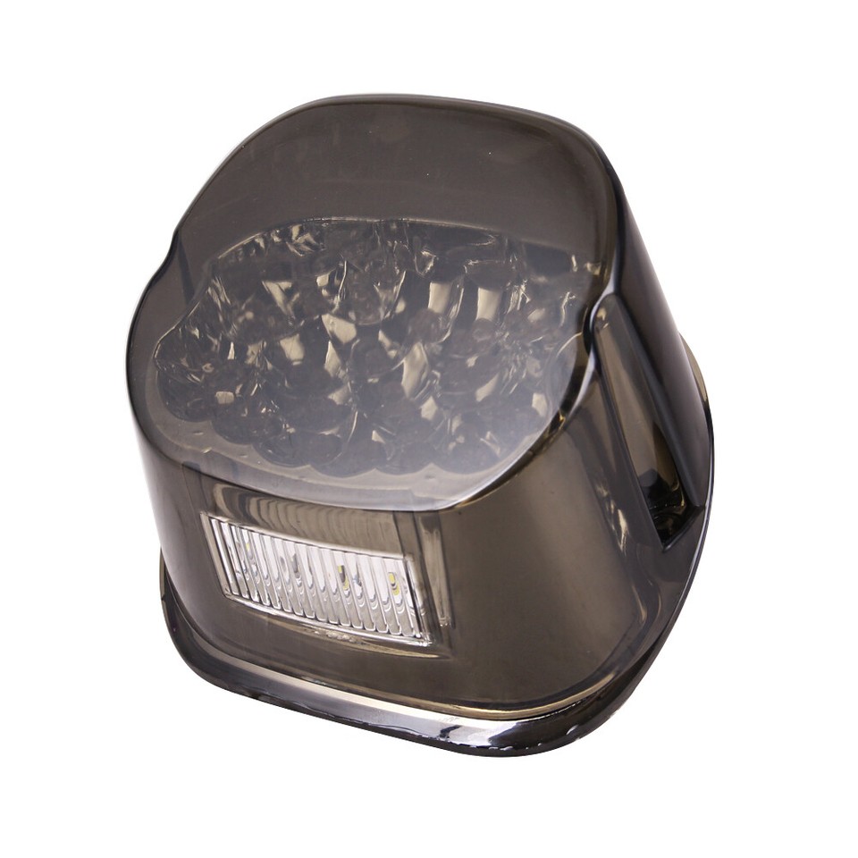 for Harley Tour Road King Electra Glide Dyna FXR Smoke LED Tail Light ...