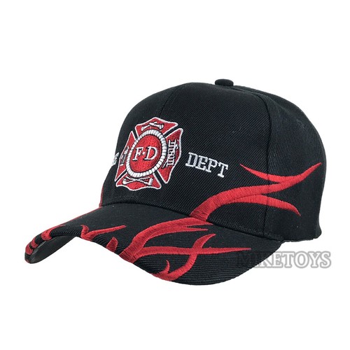 Fire Department Baseball Hats 3 D Embroidered Ball Cap MIx Color FREE ...