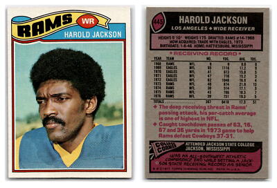 1977 Topps #445 Harold Jackson EXMT/NM - Los Angeles Rams | eBay