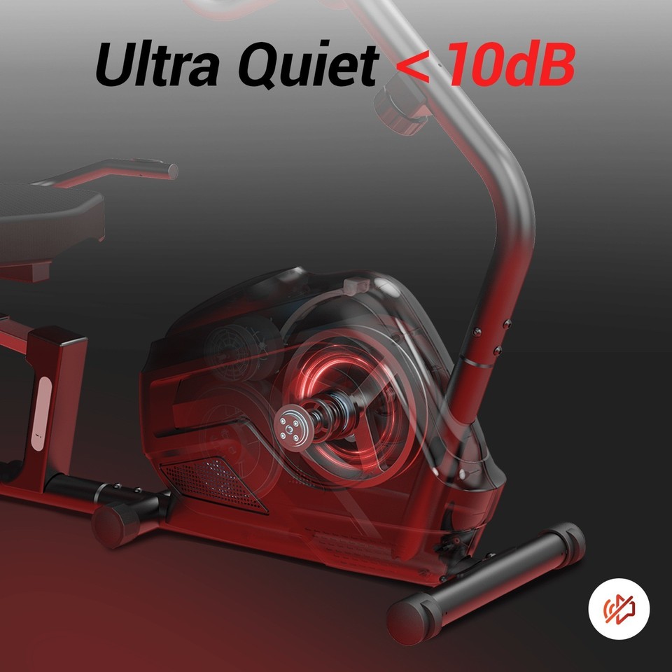 UMAY Exercise Bike Indoor Recumbent Exercise Bike With Adjustable Seat ...