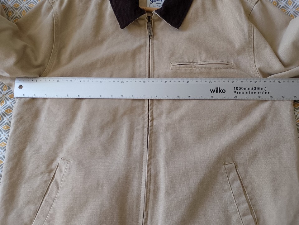 The Stronghold Jacket Beige Canvas Chore Utility Worker Barn Quilted ...
