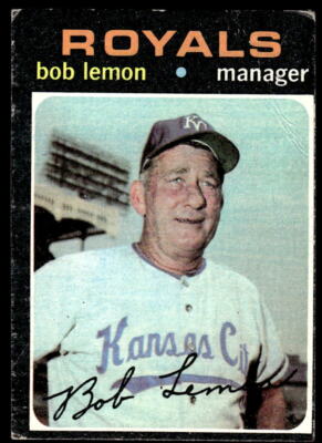 1971 Topps Bob Lemon #91 Kansas City Royals Baseball Card | eBay