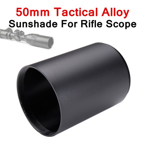 Optic Sunshade Tube Shade 50mm Objective Lens For Rifle Scope | eBay