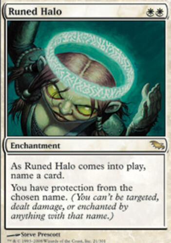 Runed Halo PL/MP, English MTG Shadowmoor | eBay
