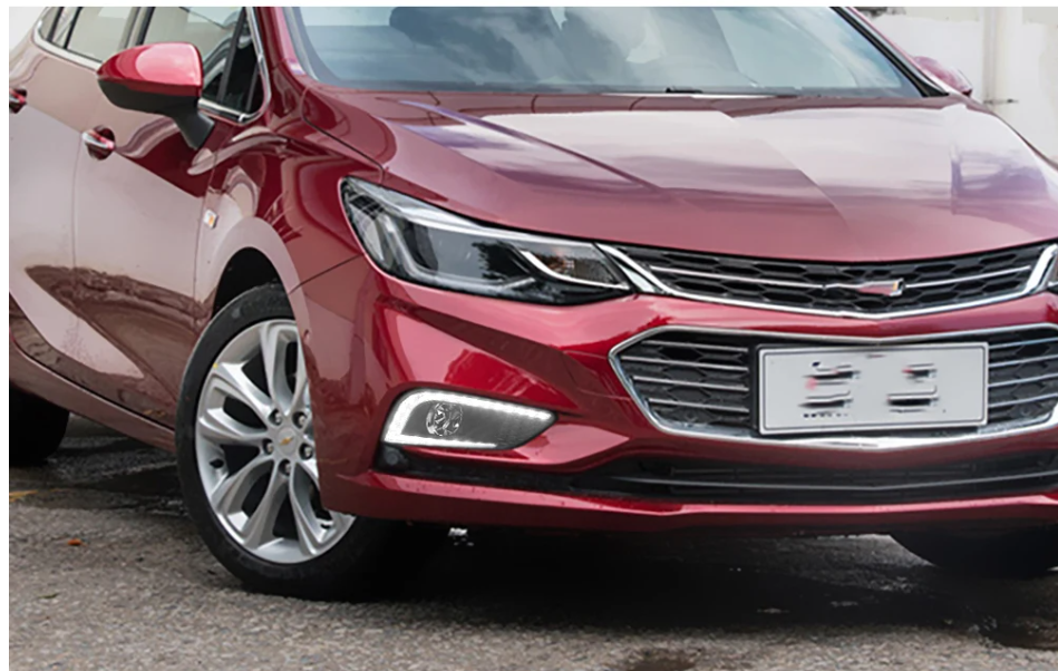 Pair 3 Color DRL LED Daytime Running Light Lamp For Chevrolet Cruze ...