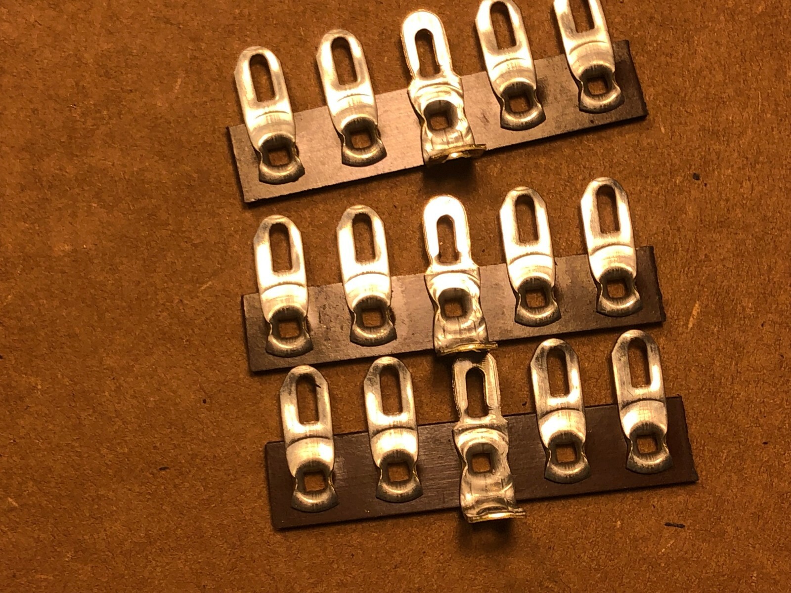 Lot of 3 New 5-Lug Phenolic Terminal Strips with Solder Lugs for Tube ...