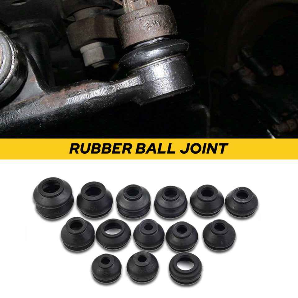 14Pcs Ball Boots Joints Cover Dust Tie Linkages Ends Rods Replacement ...