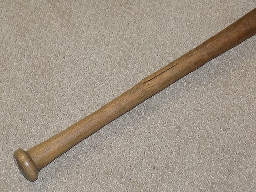 Mike Brumley Frank Howard H&B Game Used Signed Bat Washington Senators ...