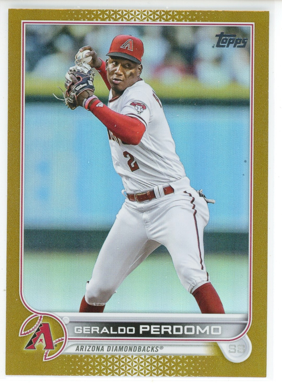 2022 Topps Update Gold Foil #US316 Geraldo Perdomo (Diamondbacks) | eBay