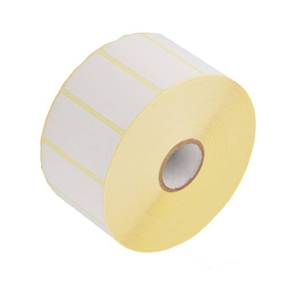 50mm x 25mm 2x1 inch White Thermal Direct Zebra Printer Labels 2000 per ...