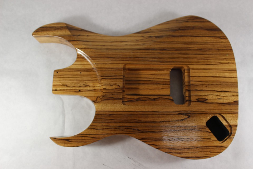 Zebrawood RG Guitar body fits Ibanez(tm) 6 string OSNJ RG and Jem Necks ...