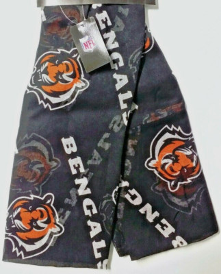 Cincinnati Bengals Infinity Scarf Sheer W/ Team Multi Logos NFL Team ...
