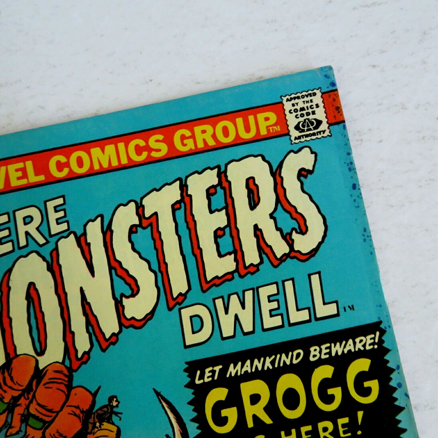 Where Monsters Dwell Comic: #27 1974) Dragon Grogg, Jack Kirby art ...