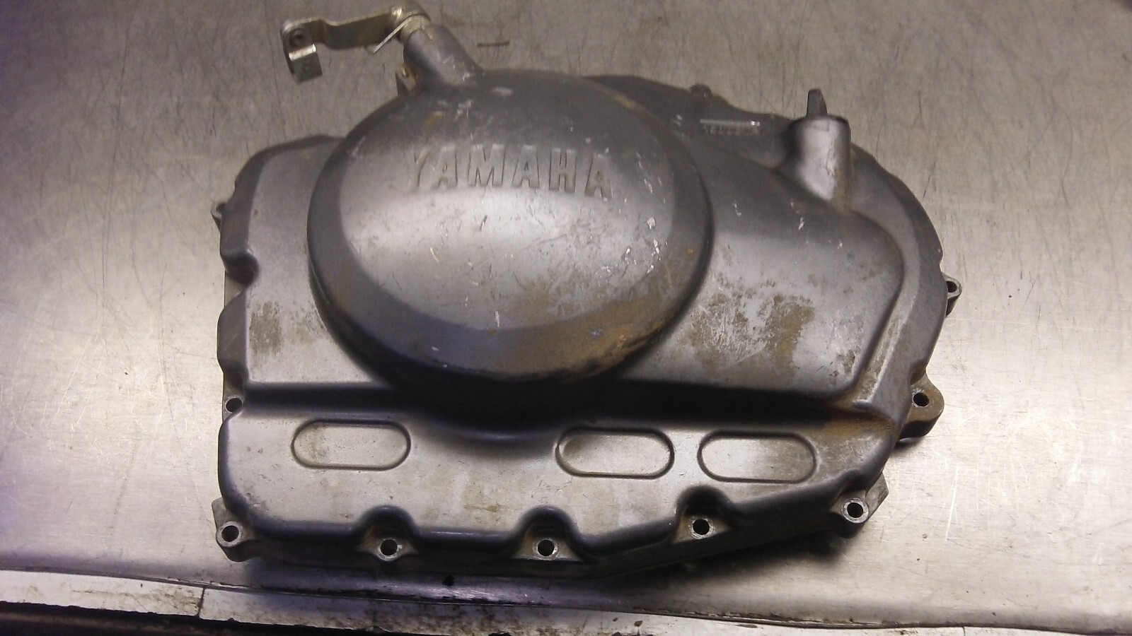 Yamaha YFM 350 Warrior Engine Clutch Side Cover w Lever T3-19 | eBay