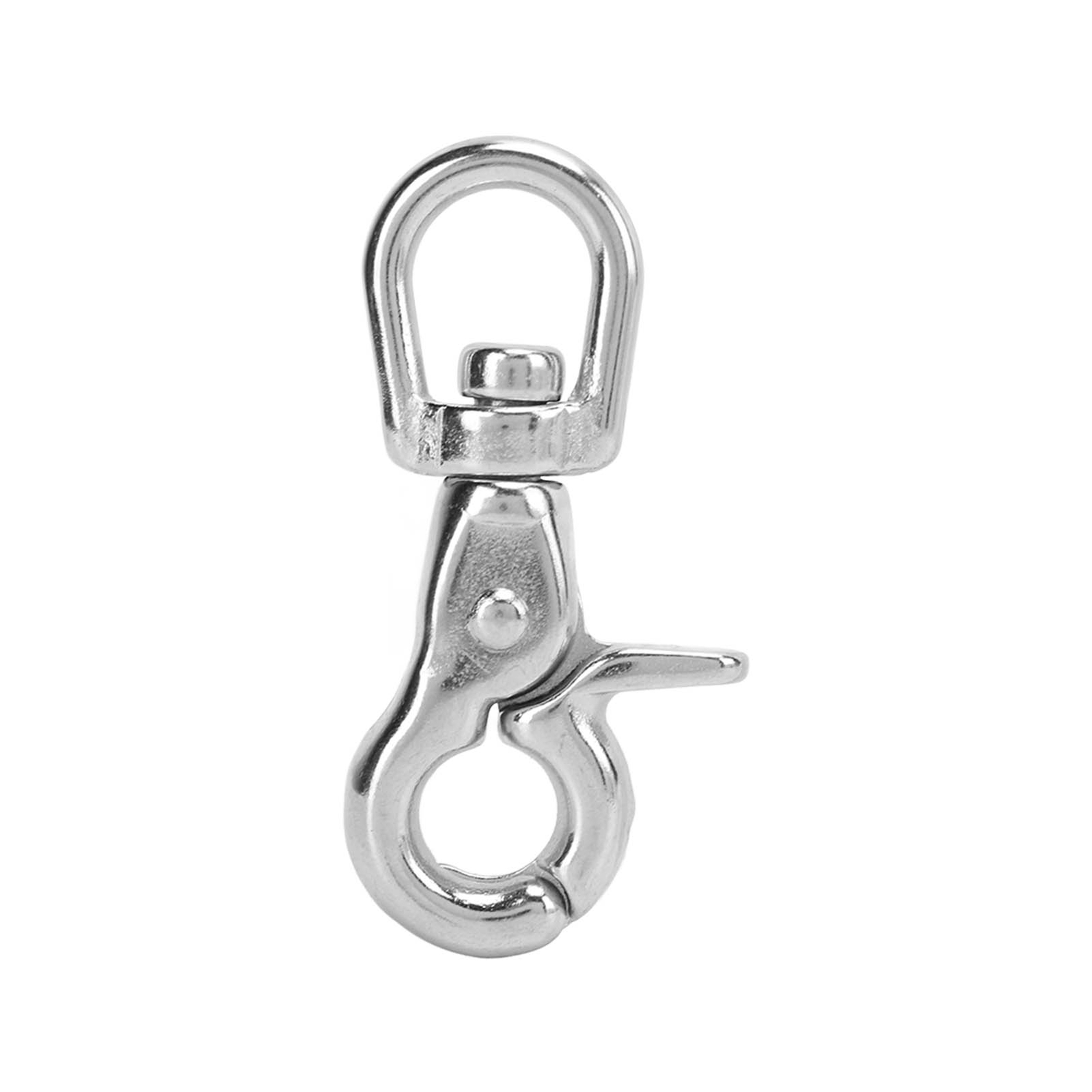 Stainless Steel Lobster Claw Clasps Durable 65mm Trigger Snap Hook 360 ...