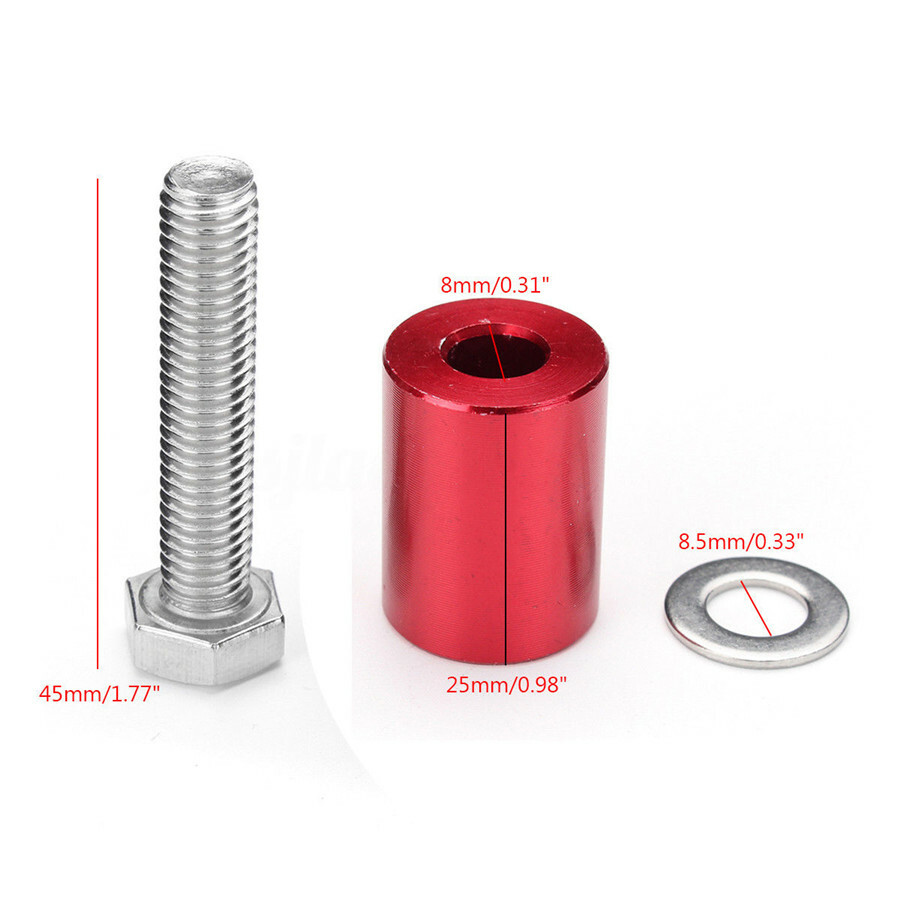 Set of Alloy Hood Vent Spacer Riser For Car Auto Motor Turbo Engine ...