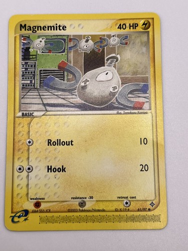 MAGNEMITE - 61/97 - EX Dragon - Common - Pokemon Card - MP | eBay