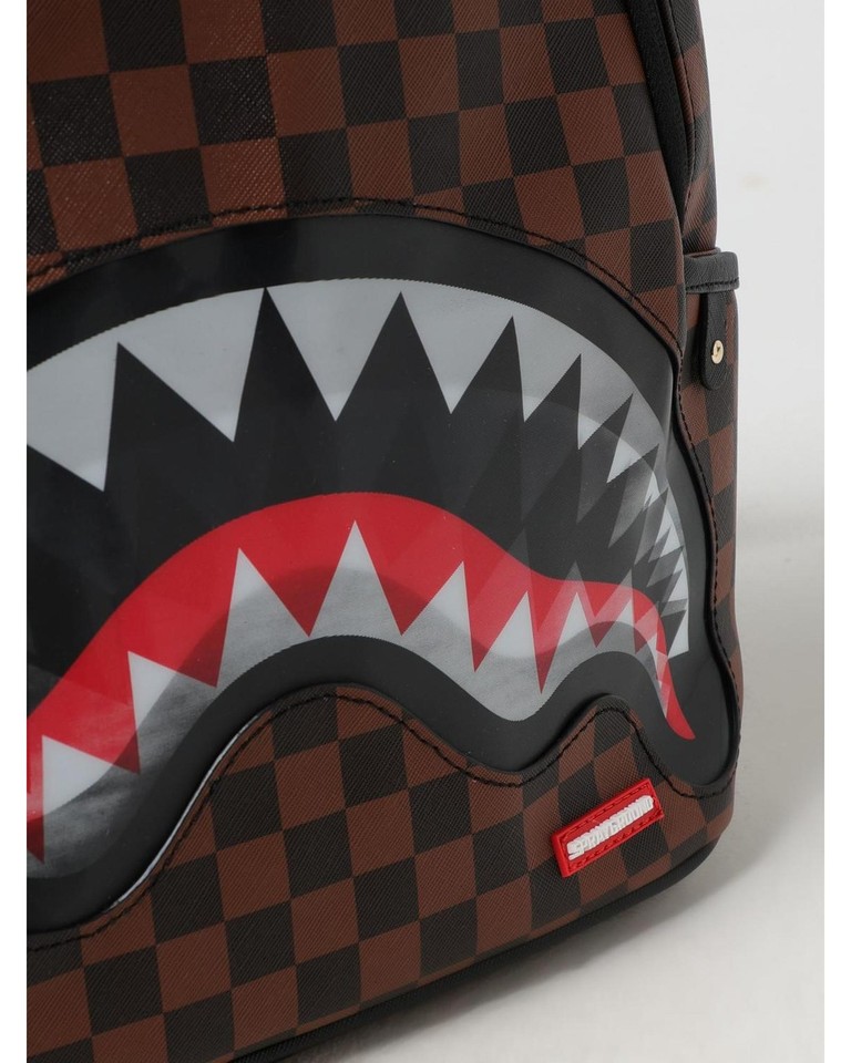 Sprayground Checkered Shark Mini Backpack Men Black | eBay