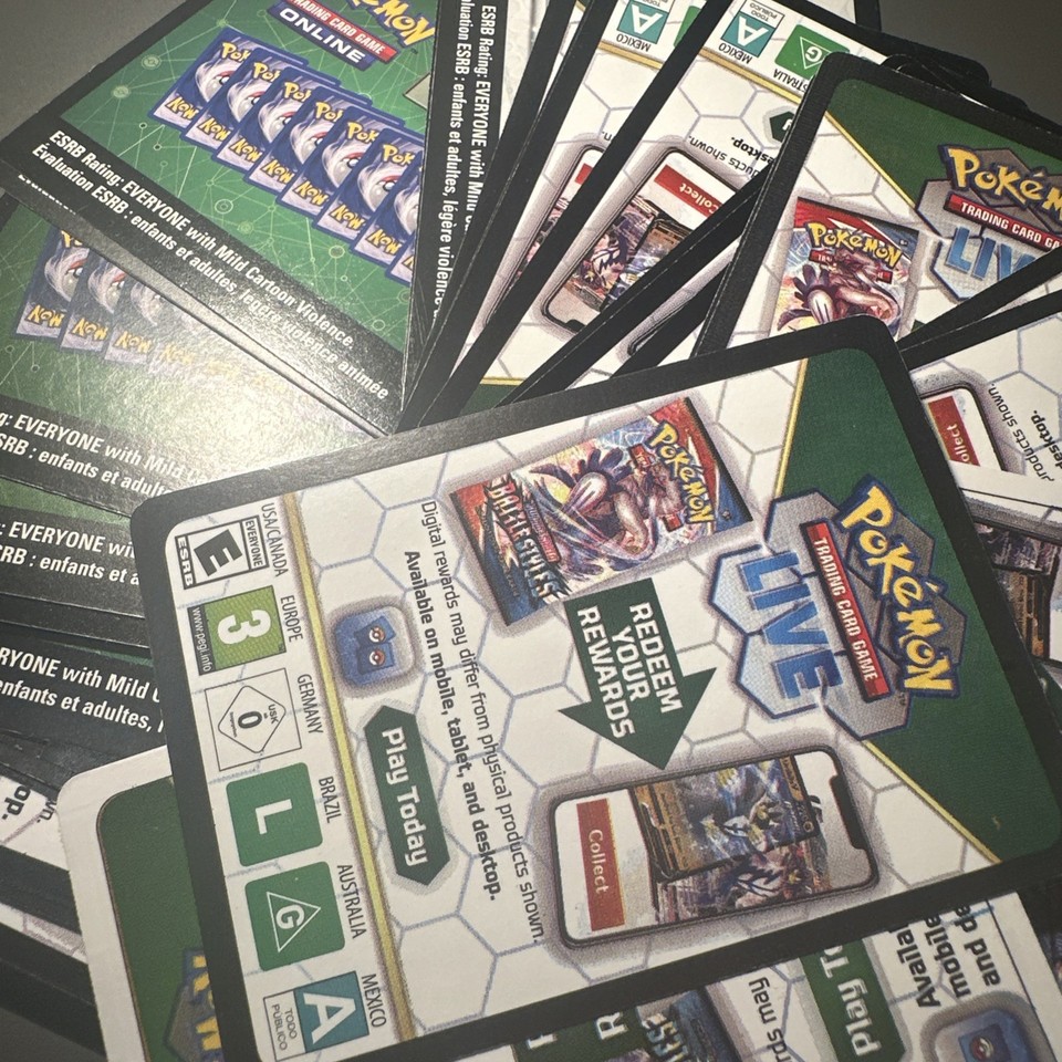 Pokemon TCG Online Code Cards- RANDOM CODES -UNUSED- | eBay