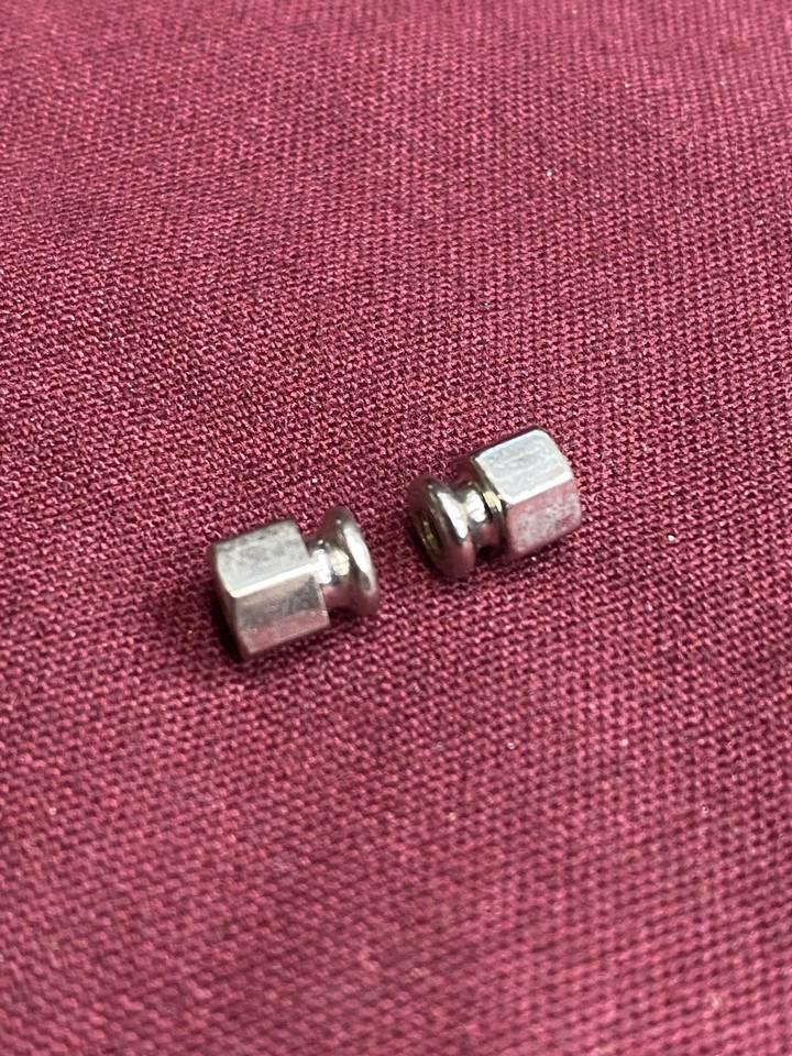 Reproduction New York Bach Strad Trumpet 3rd Valve Stop Nuts(2), Nickel ...