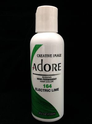 CREATIVE IMAGE ADORE SEMI PERMANENT COLOR '#164 ELECTRIC LIME' NEW ...