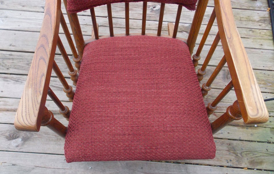 Mid Century Oak Virginia House Rocker / Rocking Chair (R93) | eBay