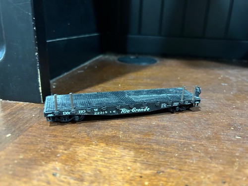 HO Scale Athearn Rio Grande DRGW 40' flat car 22318 | eBay