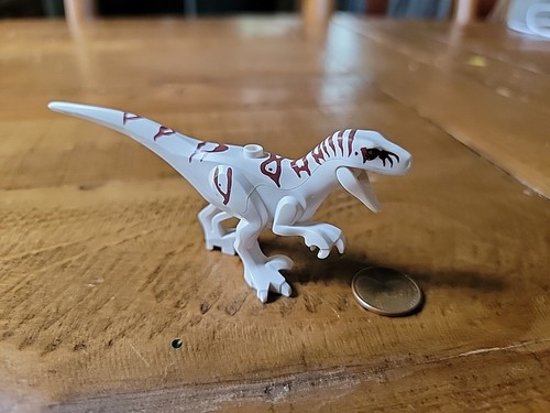 Lego Atrociraptor Dinosaur Jurassic World - White Raptor figure | eBay