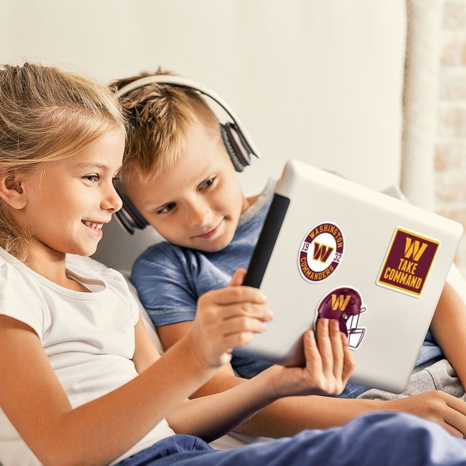 Washington Commanders NFL Fan Pack Set of 6 Multi-Use Decals | eBay