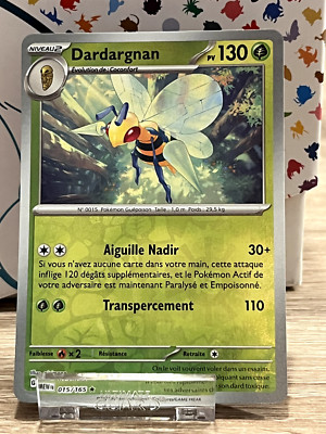 Carte Pokémon Dardargnan Reverse- FR - EV3.5/151 - 015/165 - EV3.5 ...