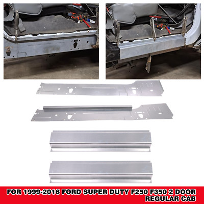 Rocker Panel Fit for 1999-2016 Ford Super Duty F250 F350 2 Door Regular ...
