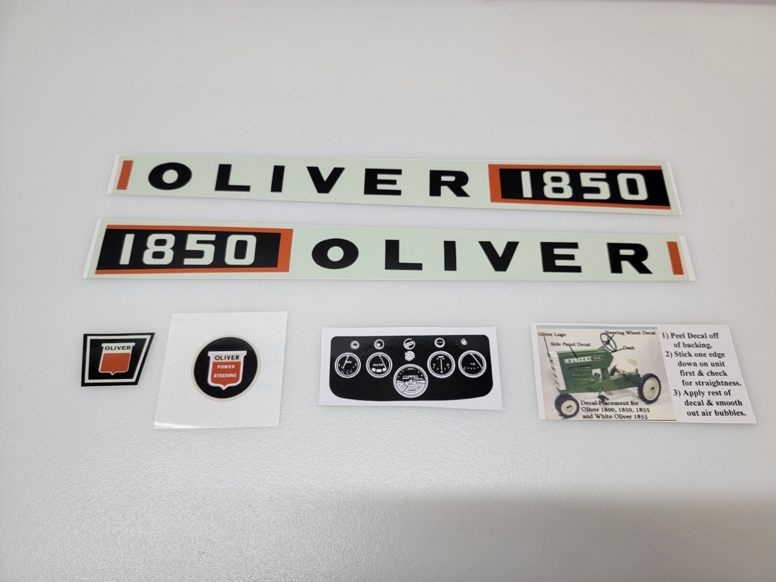 Oliver Tractor Decals